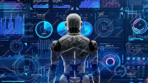 premium photo future robot engineering llm artificial intelligence ai