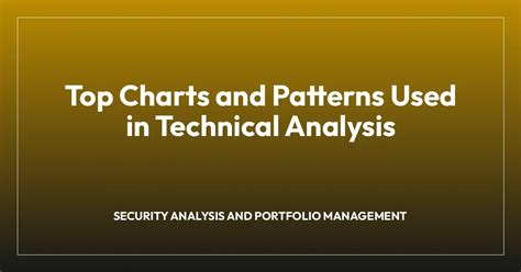 Top Charts And Patterns Used In Technical Analysis • Slm Self Learning