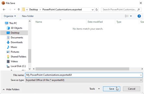 Reset Export And Import Ribbon Customizations In Powerpoint 365 For Windows