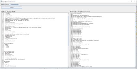 lightning python to java converter