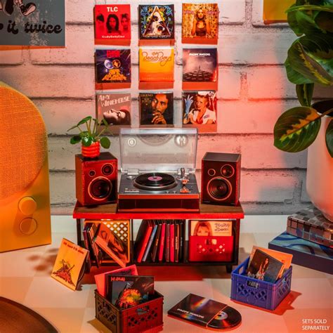 Miniverse Real Music Fully Playable Mini Vinyl Records And A Working