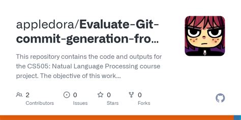Github Appledora Evaluate Git Commit Generation From Gitdiff This