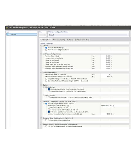 Design Configuration — Dlubal Api Documentation
