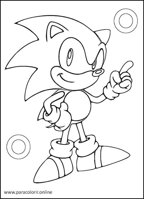 Desenhos Sonic Para Colorir Para Colorir