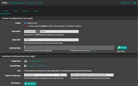 Noob Wireguard Setup Questions Netgate Forum