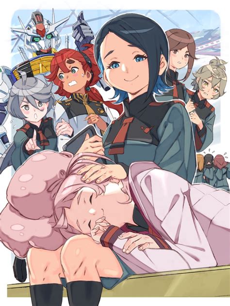 Bluendorange1 Chuatury Panlunch Felsi Rollo Gundam Aerial Miorine