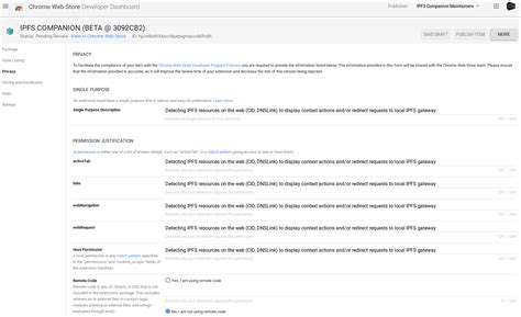 Permanent In Depth Review On Chrome Web Store Issue Ipfs Ipfs Companion GitHub