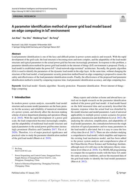 a parameter identification method of power grid load model based on