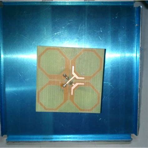 Prototype Of The Proposed Dual Polarized Antenna Element Download