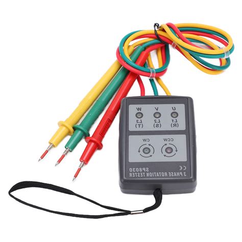 Phase Rotation Meter Phase Sequence Meter Handheld 3 Phase Sp8030 Desertcart India