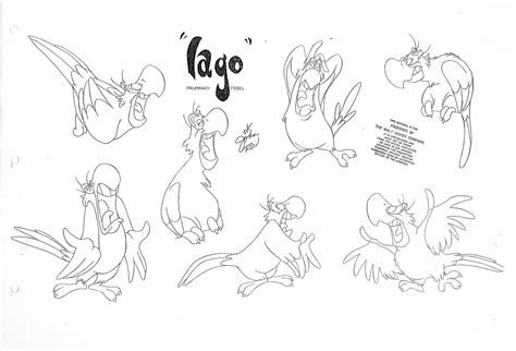 Aladdin 1992 Movie Part 3 Model Sheets Turnarounds Character