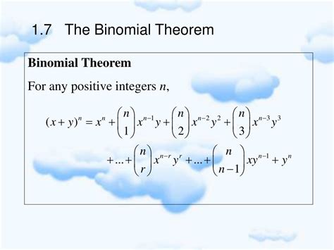 PPT Unit The Binomial Theorem PowerPoint Presentation Free Download ID