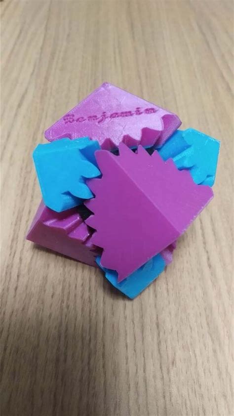 D Printed Three Cube GearsCults