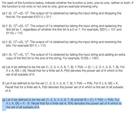 Solved For Each Of The Functions Below Indicate Whether The Chegg Com