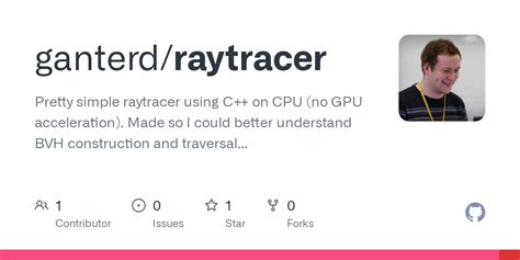 Github Ganterdraytracer Pretty Simple Raytracer Using C On Cpu