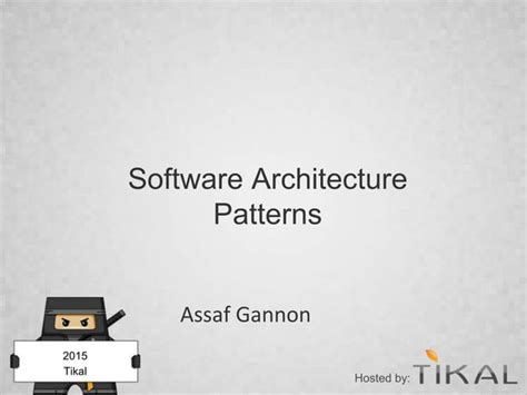 Software Architecture Patterns Ppt