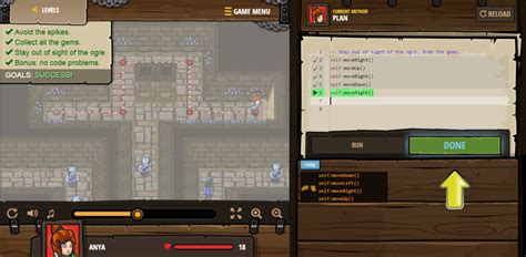 Code Combat Level 3 Lua Reeces World