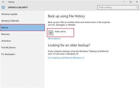 Windows How To Back Up Using File History