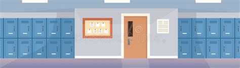 School Locker Storage Classroom Building Classroom Front Door University Classroom