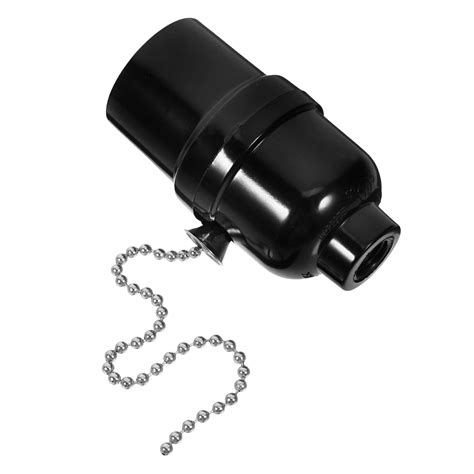 Itselfer 2pcs Pull Chain Lamp Socket Replacement Vintage Lamp Socket E26 Standard Threaded Base