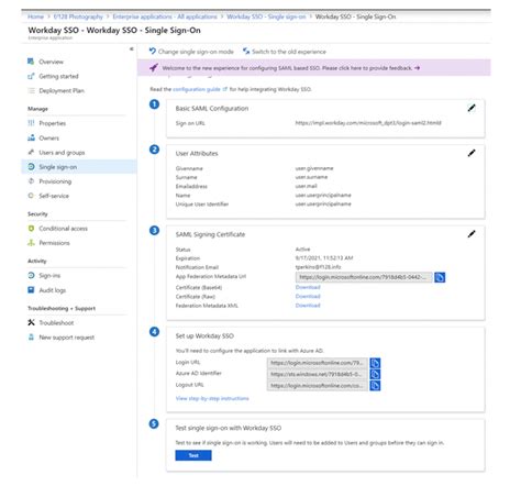Workday Sso Using Microsoft Entra Id Workday Marketplace