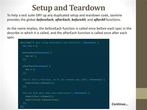 Jasmine Framework Ppt
