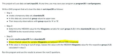 Solved Practice Exam Question For Sas 94 Base Programming Performance