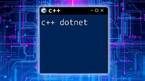 Mastering C Dotnet A Quick Guide For Developers
