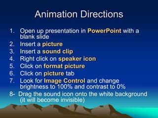 Talking Book Animation Pres Ppt