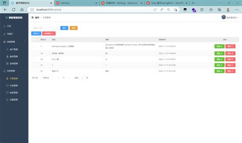 Github Hugggfublog 基于springbootvue的博客项目（适合新手练手）