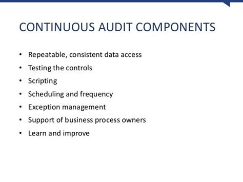 Effective Framework For Continuous Auditing