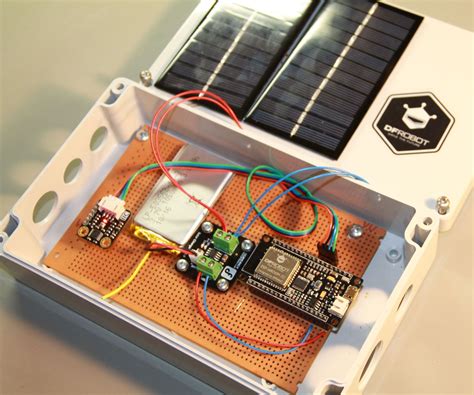 ESP Solar Weather Station Estaciones meteorológicas Meteorologico Estacionamiento