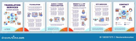 DTP Services Brochure Template Layout Desktop Publishing Service Flyer Booklet Leaflet Print