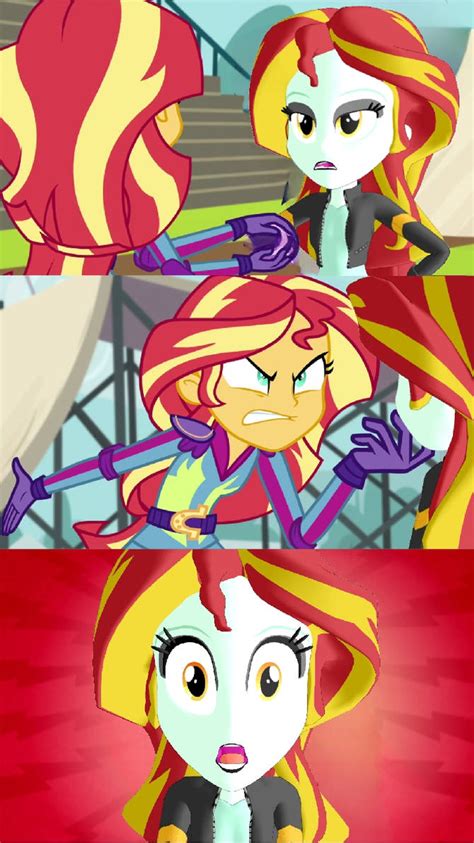 Lyra Heartstrings Tells Sunset Shimmer But Angry By Mlpfan2011 On