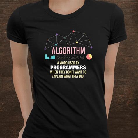Algorithm Definition Funny Programming Definition Shirt Fantasywears
