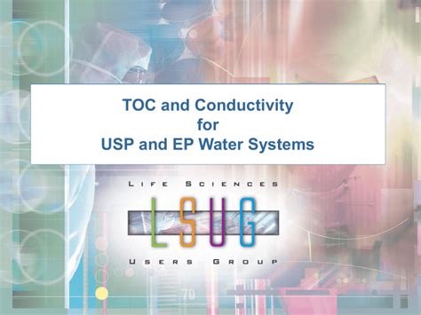 TOC Conductivity Analysis For USP EP Water Systems