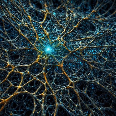 3d Neural Network Regeneration Background Abstract Stock Image