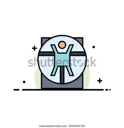 Vitruvian Man Medical Scene Business Flat Stock Vector Royalty Free 1446424724 Shutterstock