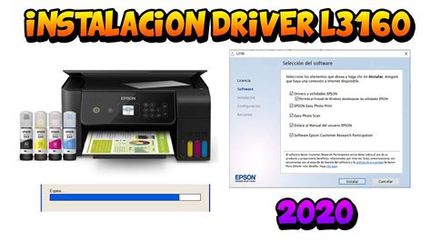Instalacion Driver Impresora Epson L3160 Youtube