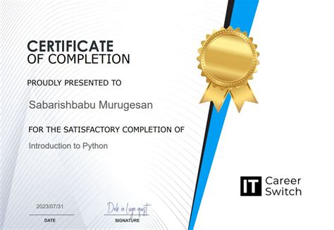 Sabarishbabu Murugesan On Linkedin Pythoncourse Itcareerswitch