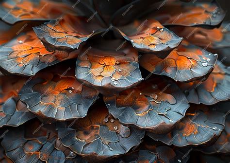 Realistic Pinecone Texture With Detailed Scales Premium Ai Generated