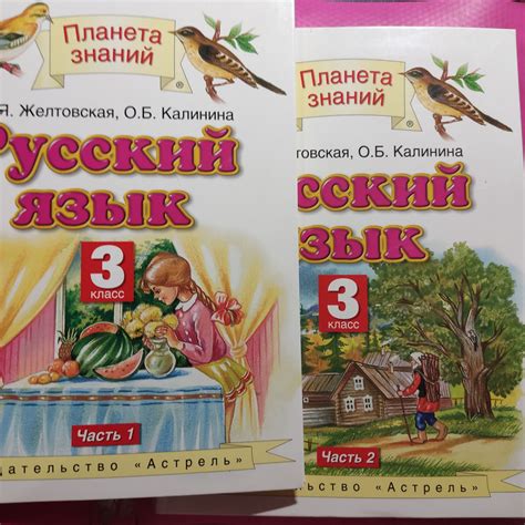 Русский язык 3 класс Учебник КОМПЛЕКТ В 2 частях Л Я Желтовская Планета знаний 2013 год