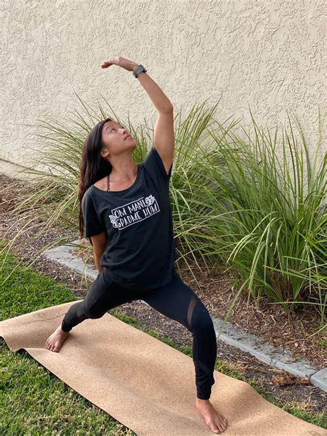 Yoga Mantra Tee Violet Lotus Shop