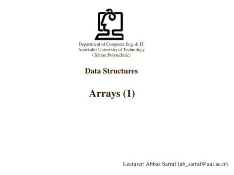 Ppt Arrays Powerpoint Presentation Free Download Id