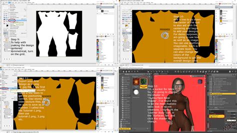 Custom Clothing Texture Tutorial Part By Martyr Bondage On DeviantArt
