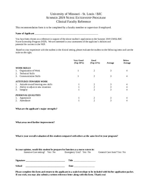 Nurse Externship Program Ination Doc Template Pdffiller