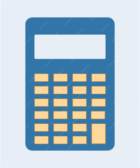 Premium Vector Minimal Calculator Design In Vector
