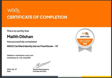 Malith Dilshan On Linkedin Iam Wso2