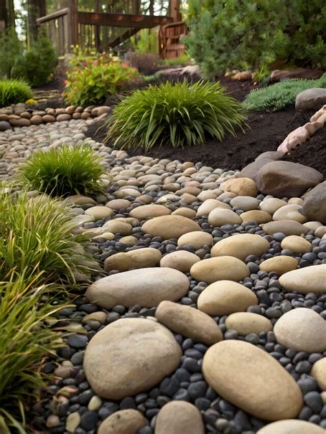 15 Beautiful River Rock Landscaping Ideas Homezillo