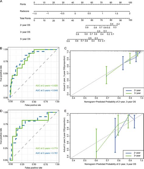 A The Radiomic Model For Predicting Overall Survival In Patients With Download Scientific